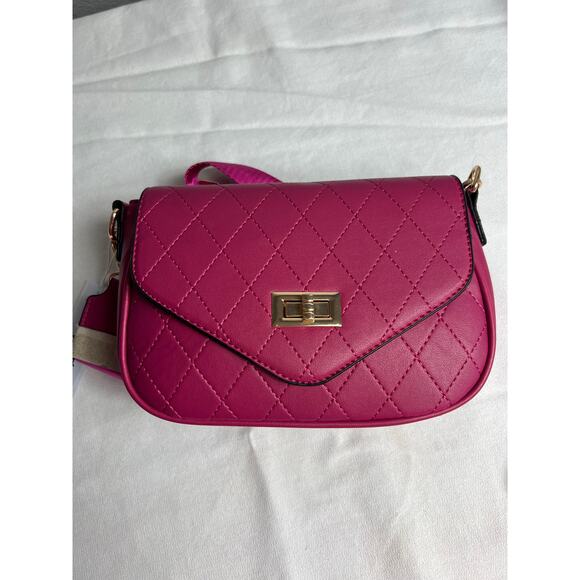 Malibu Skye | Bags | Malibu Skye Vegan Leather Purse Crossbody Pink ...